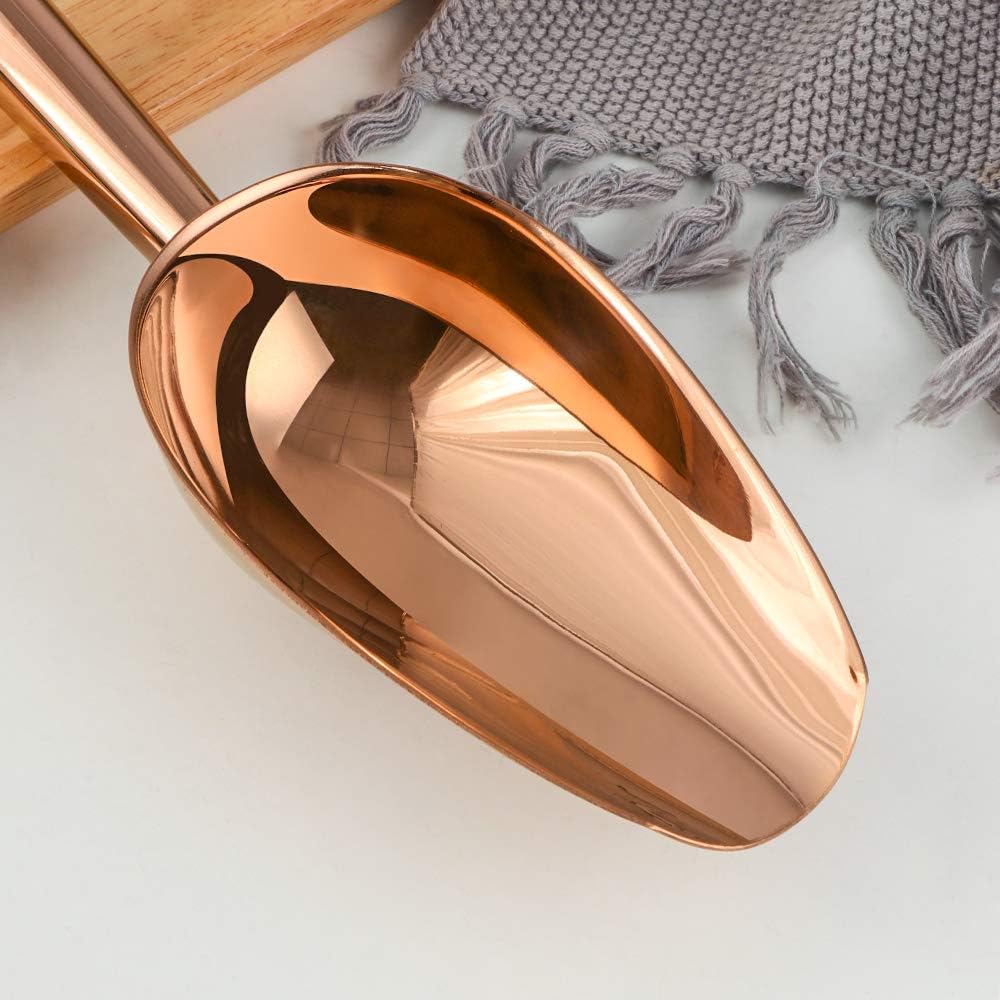 Be Scope Stainless Steel Ice Scoop – Durable Canister & Ice Maker Tool ...