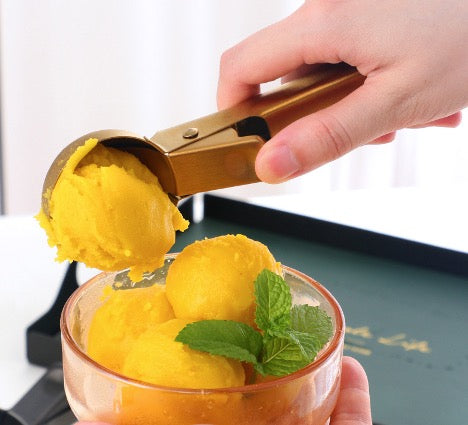 Grizzly Grip Ice Cream Scoop – Heavy-Duty Stainless Steel Scoop with T ...
