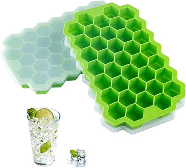 Honeycomb Ice Tray Set of 3 – Creative Silicone Ice Molds ...